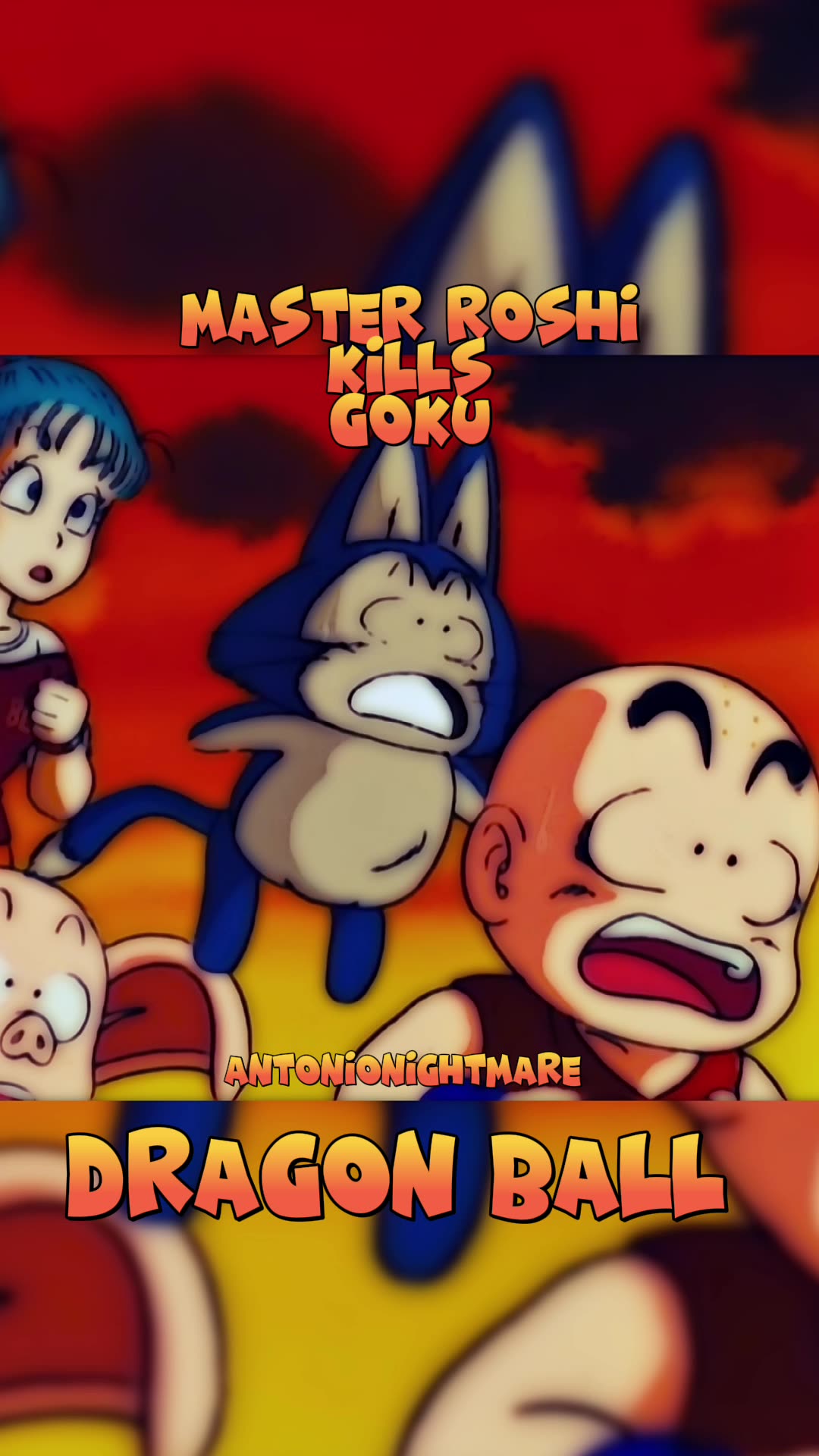 That Time When Master Roshi Kills Kid Goku with the most powerful ...