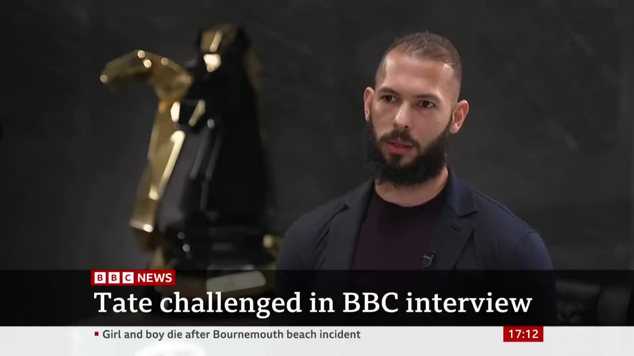 Andrew Tate BBC interview: Influencer challenged on misogyny and rape ...