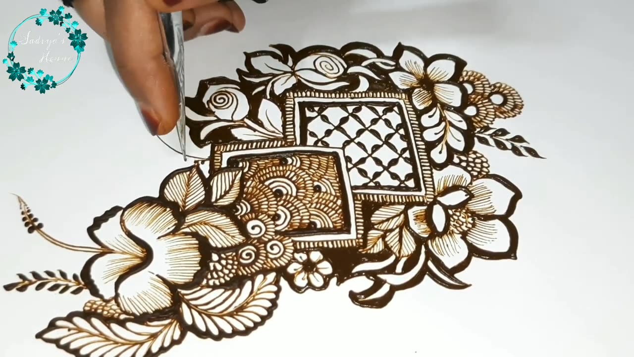 Mehndi class 10 | 3D Floral Bunches | Mehndi | Mehndi tutorial | Mehndi ...