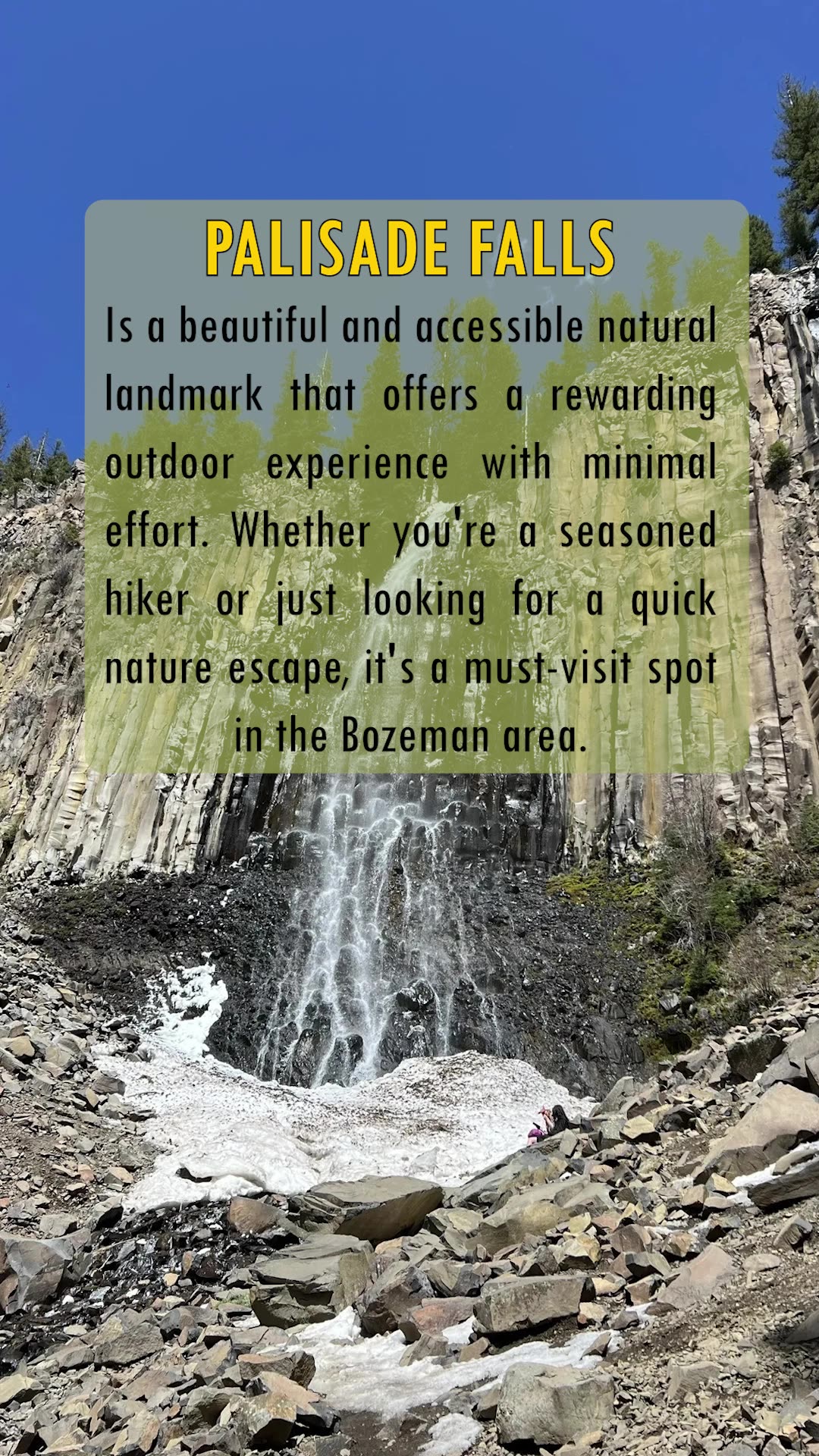 Discover Palisade Falls: Bozeman's Best Hike