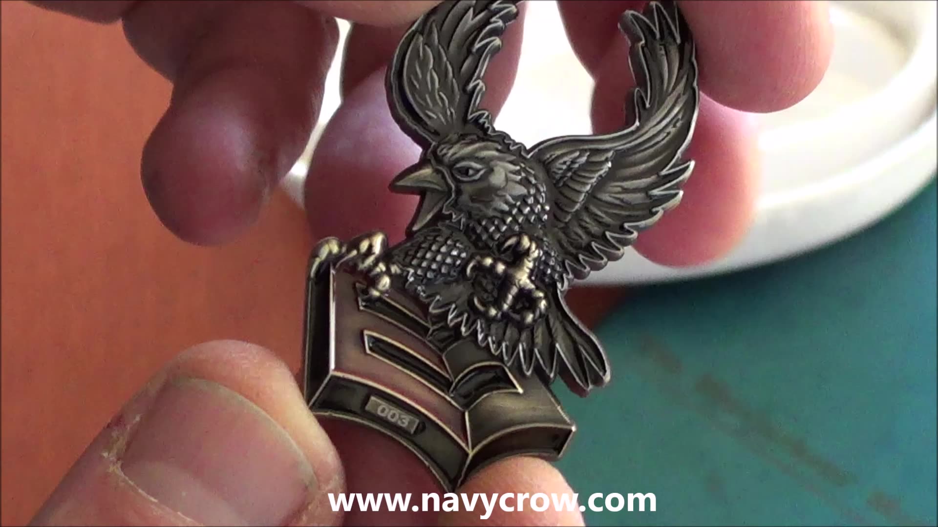 US Navy Petty Officer 1st Class Crow Collectible Challenge Coin