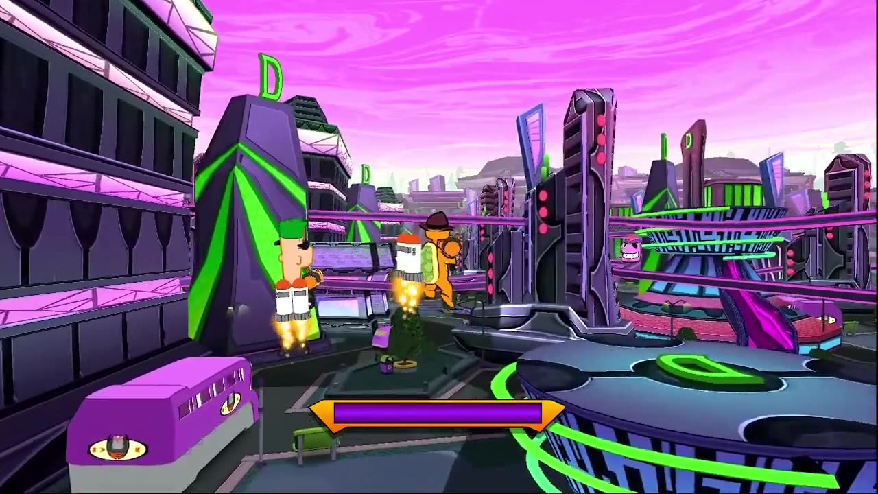 Phineas and Ferb: Across the 2nd Dimension - Evil Doof Skies