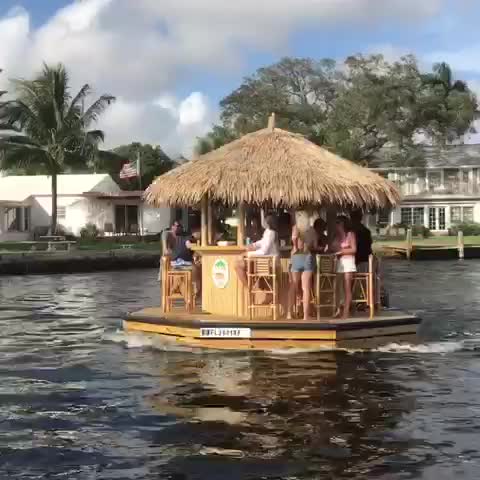 Floating Tiki Bar Is The Stuff Of Your Vacation Dreams