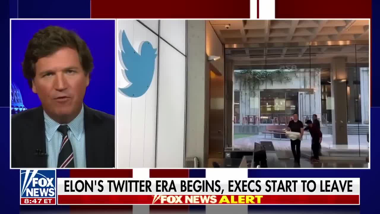 Tucker Carlson: Elon Musk officially owns Twitter Tucker Carlson: Elon Musk officially owns Twitter