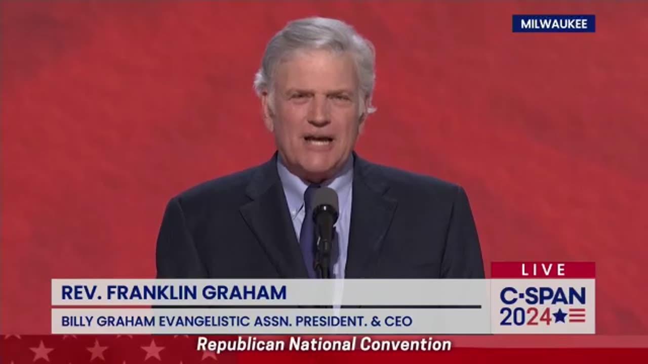 "God Spared His Life": Rev. Franklin Graham Delivers Powerful Prayer ...