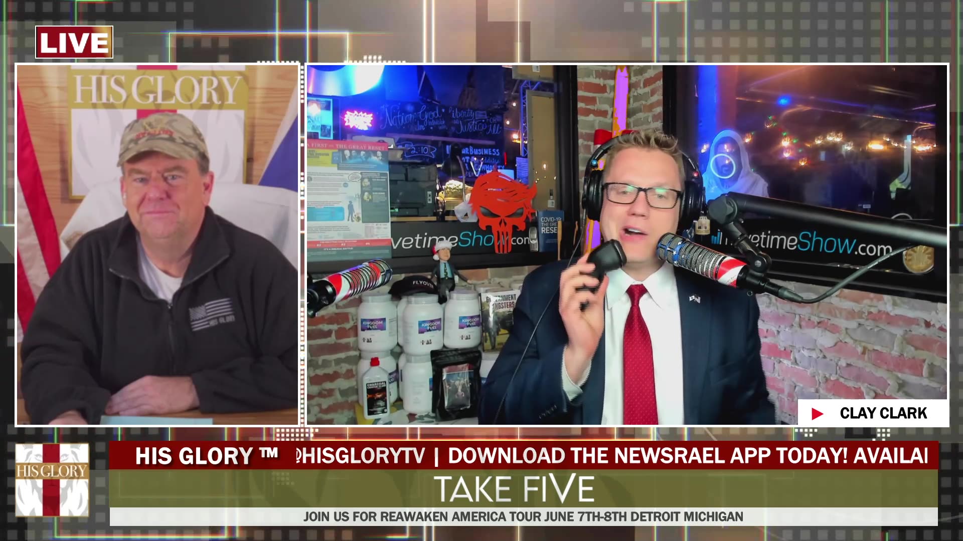 Clay Clark - Thrive Time TV joins His Glory: Take FiVe