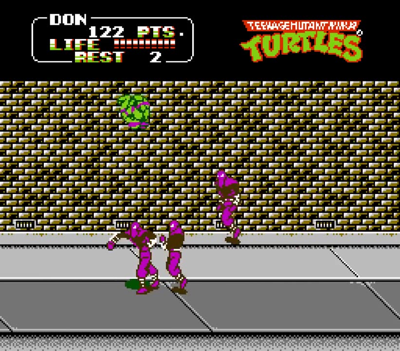 nes Teenage mutant Ninja turtles 2