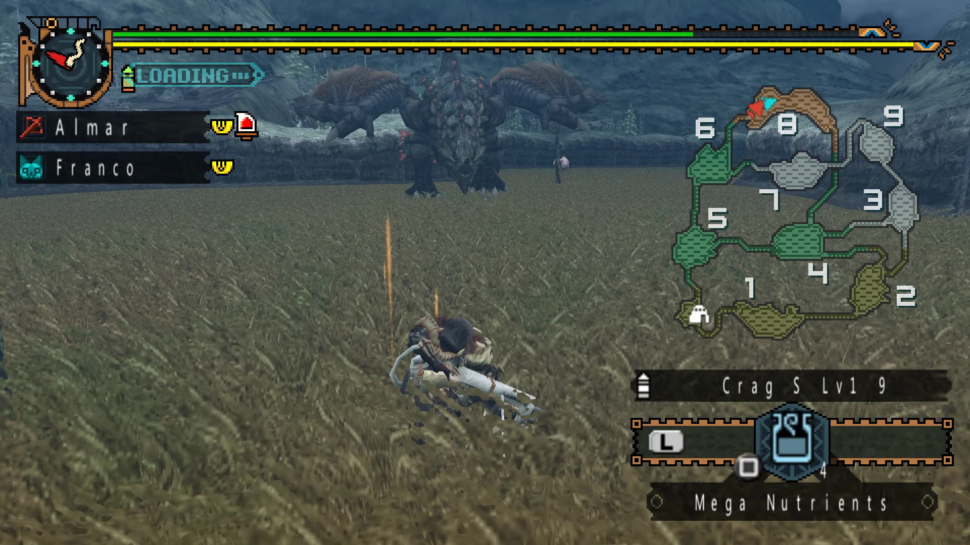 Monster Hunter Freedom Unite - Black Rock in the Swamp Quest Walkthrough