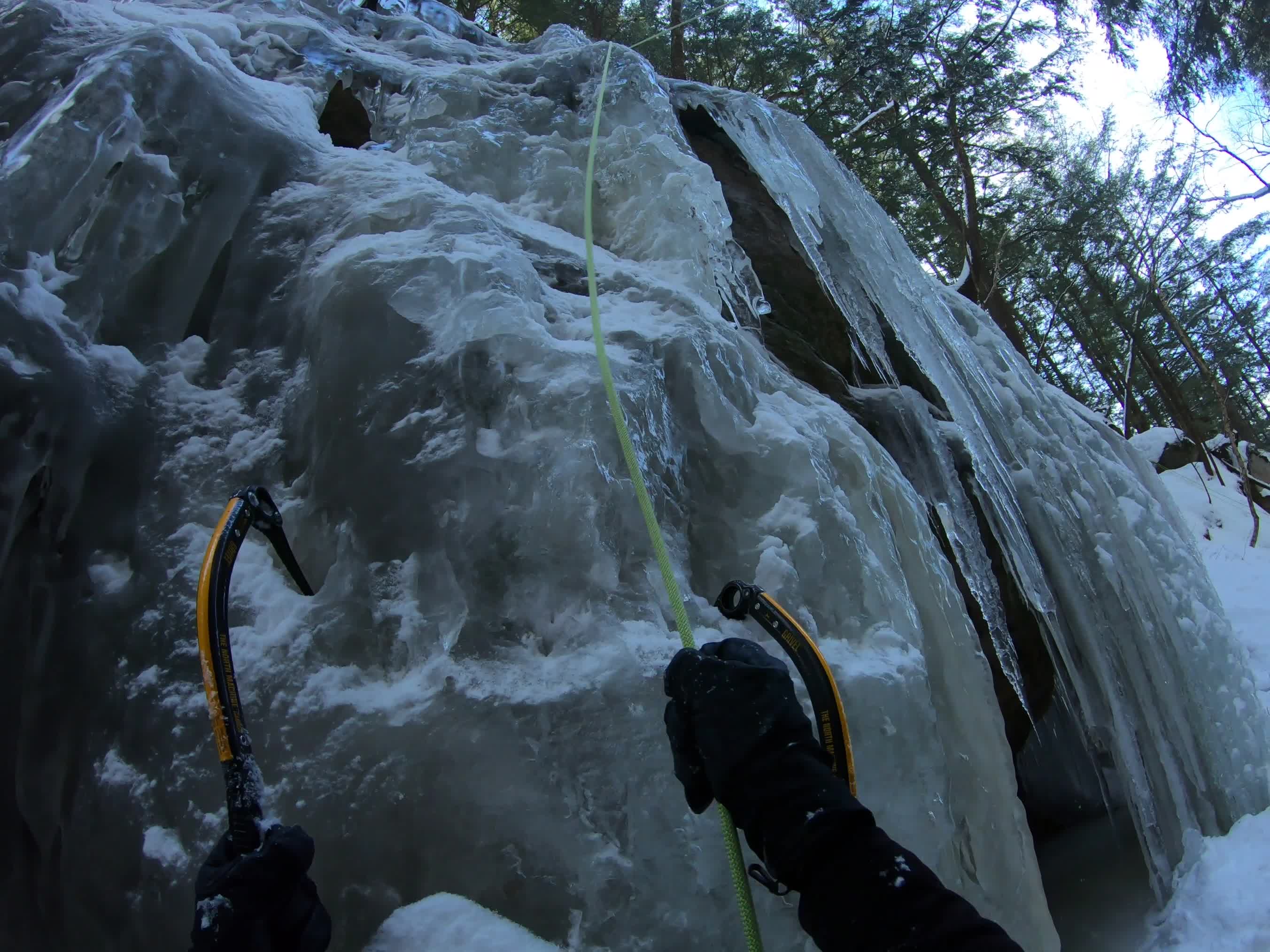 Ice Climbing Flume Gorge 2/11/2022