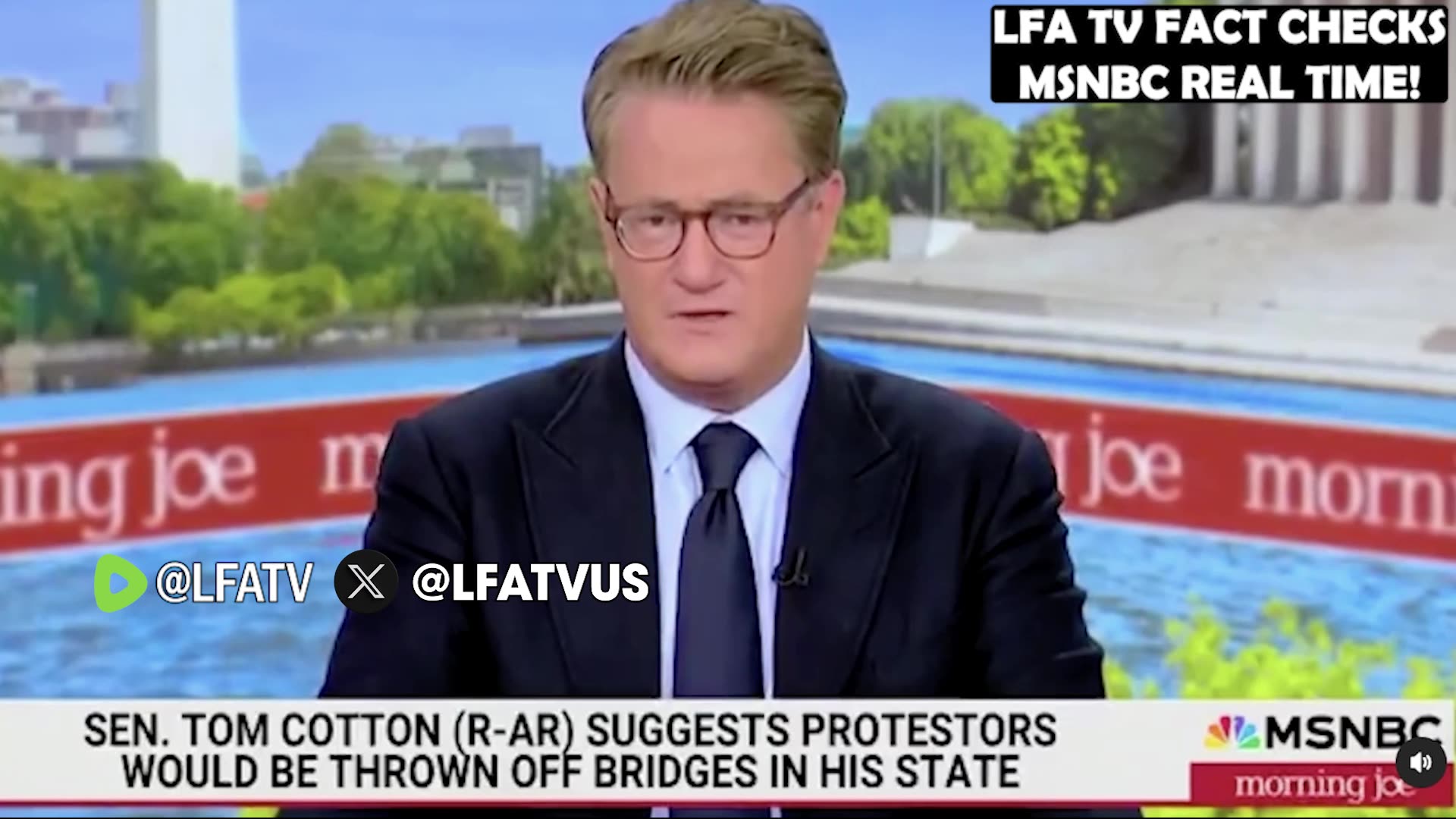 LFA TV FACT CHECKS MSNBC REAL TIME!