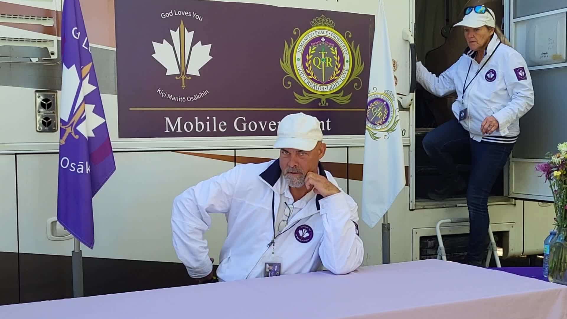 Coffee with Queen Romana and Press Secretary Darlene Ondi. Cold Lake ...