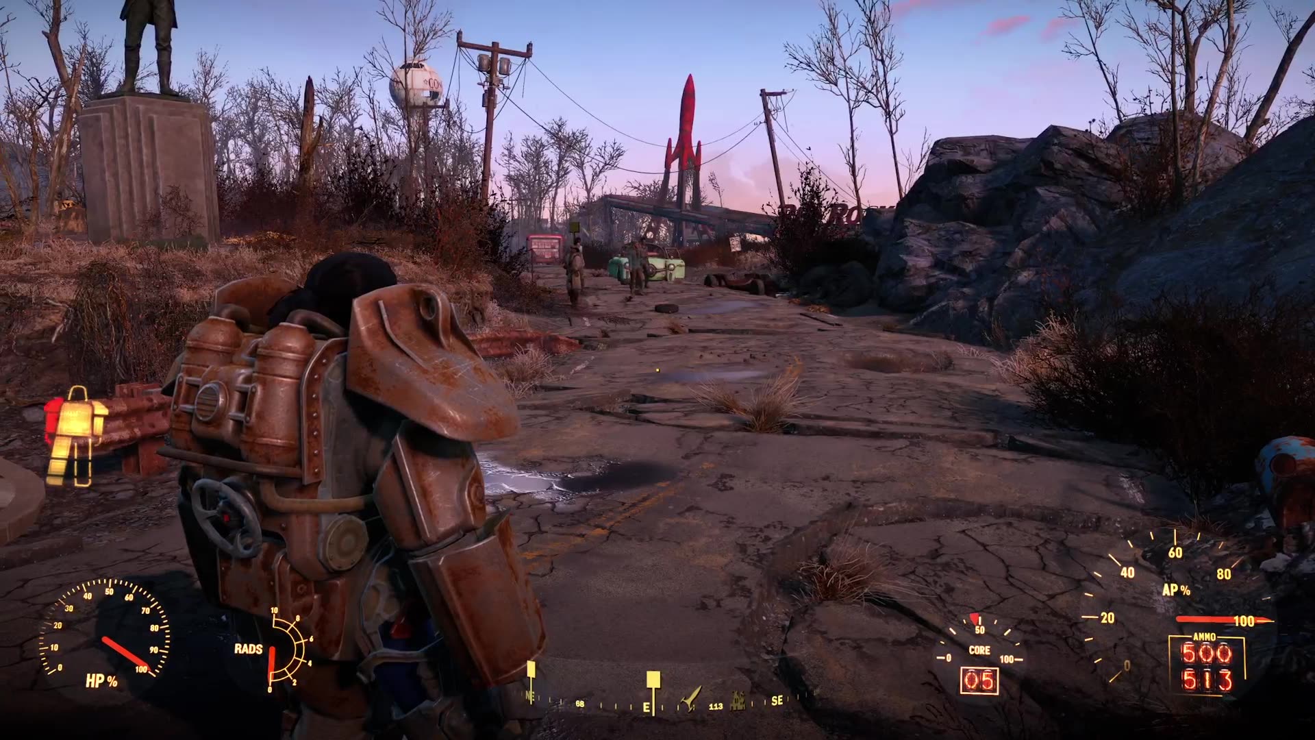 Fallout 4, MODDED, Exploring the Wasteland Part 3, Red Rocket, Dogmeat ...