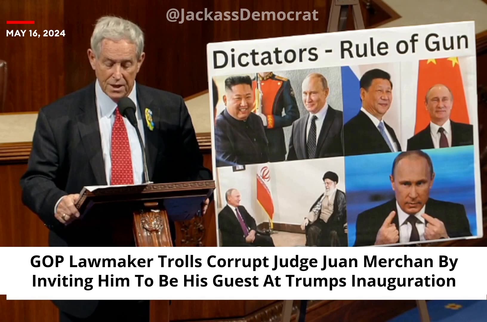 GOP Lawmaker Trolls Corrupt Judge Juan Merchan