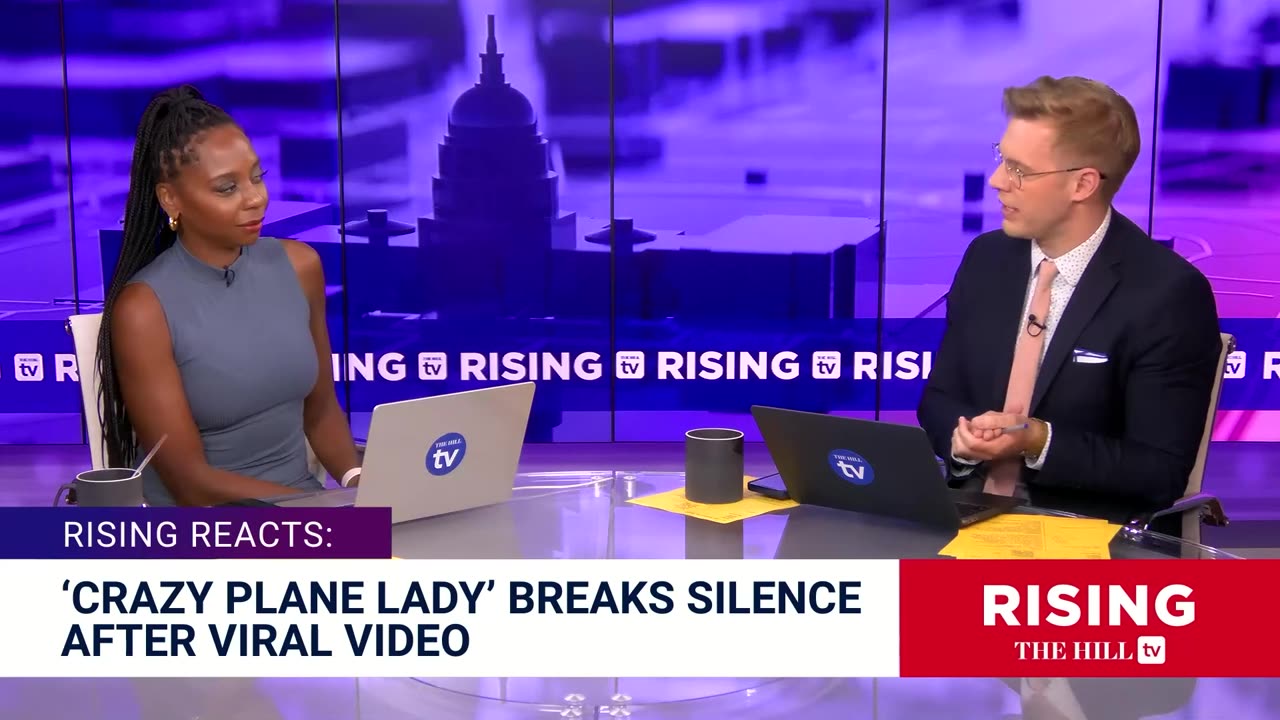 ALIENS?! CRAZY PLANE LADY Refuses To Explain WHAT SHE SAW During On ...