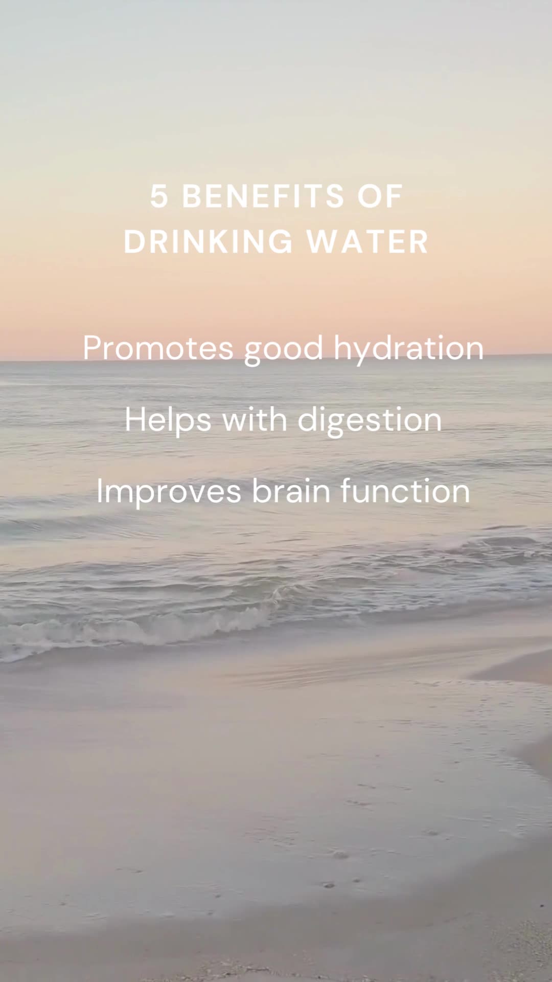 5 Benefits of Drinking Water!