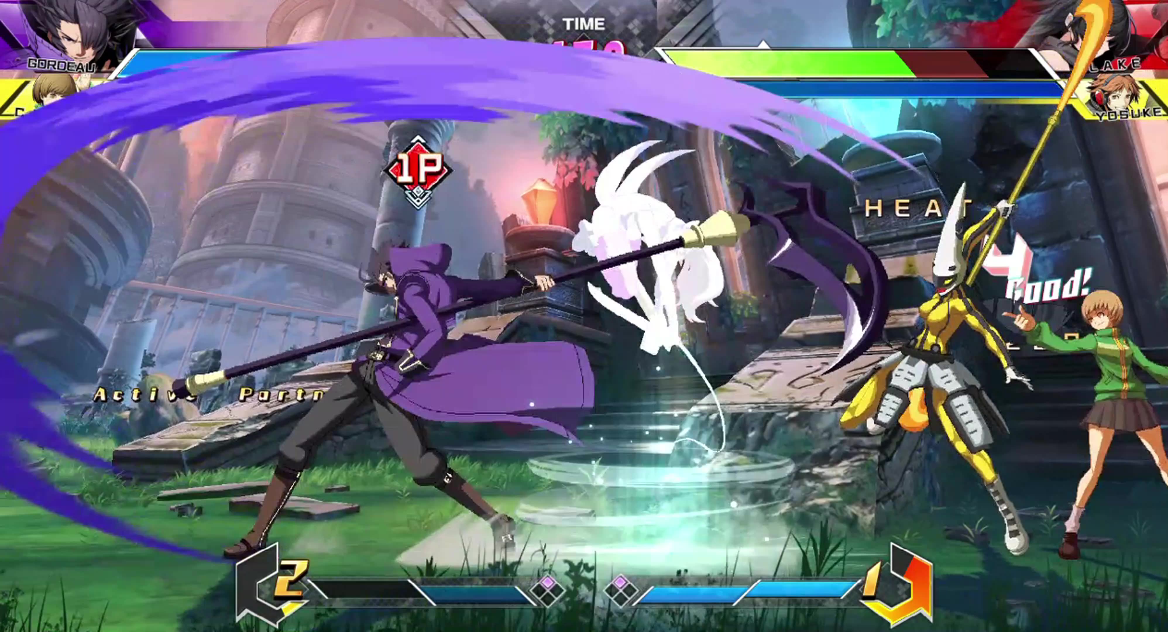 Gordeau + Chie vs Blake + Yosuke