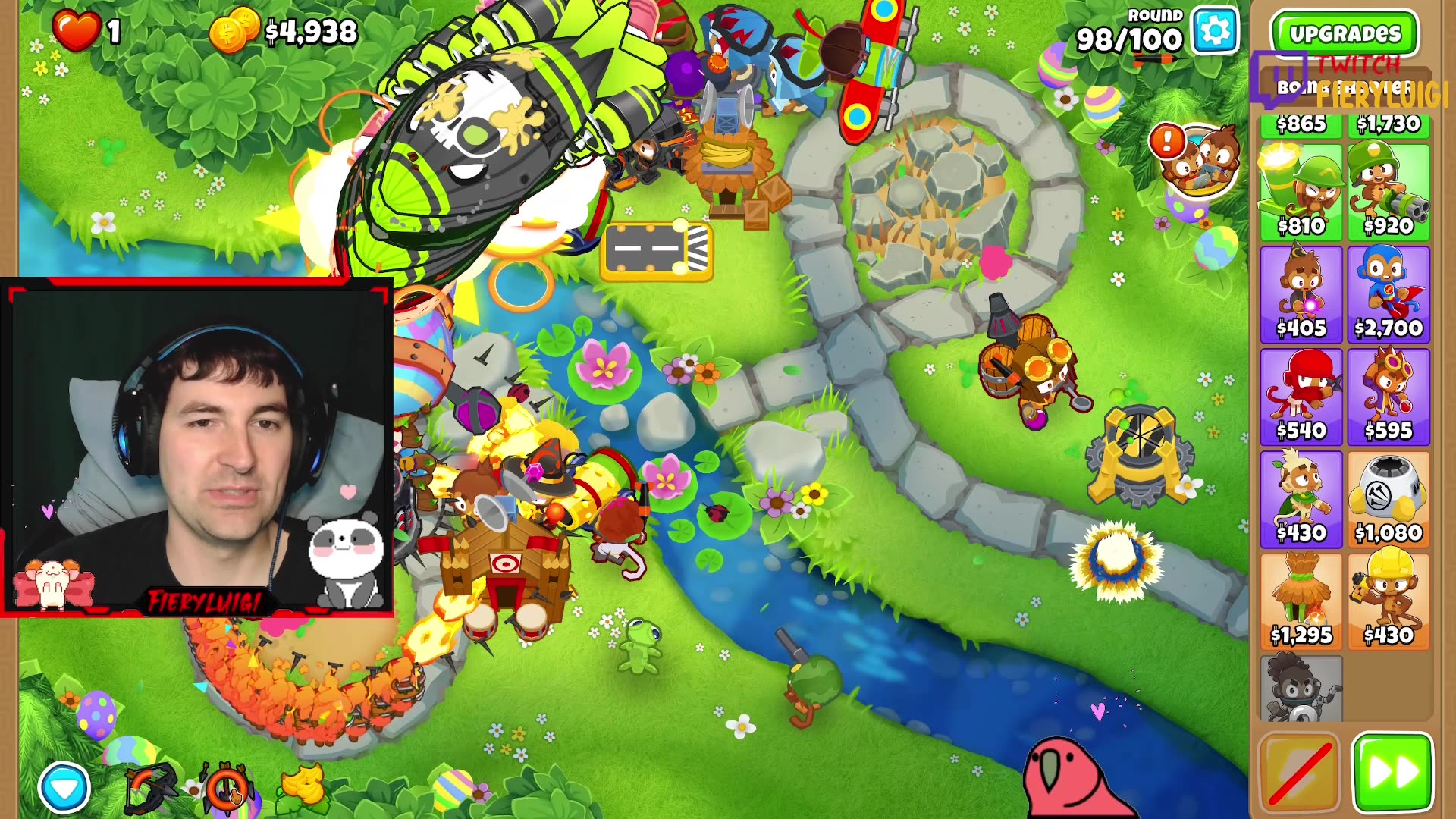 Playing with viewers in Bloons TD 6 BTD6 - Backseating - Day 4 part 1