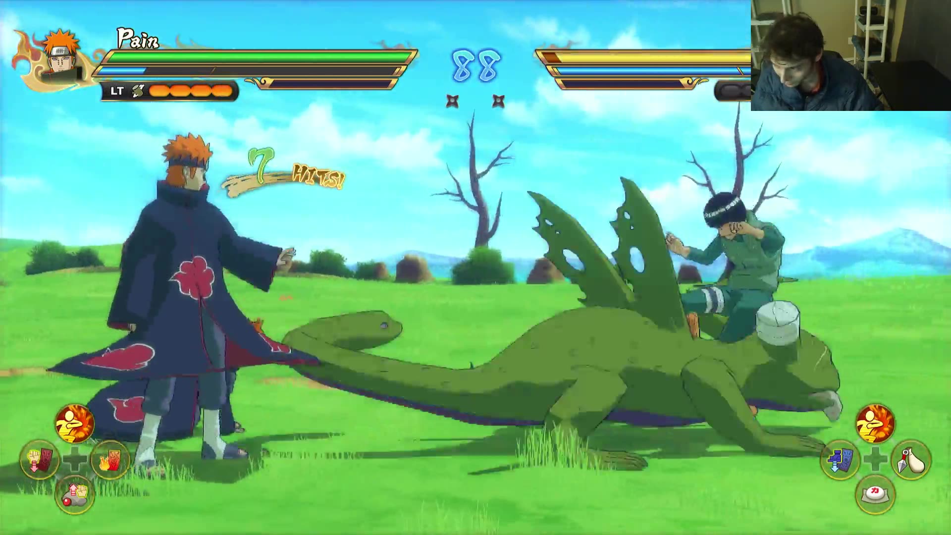 Pain VS Might Guy In A Naruto x Boruto Ultimate Ninja Storm Connections ...