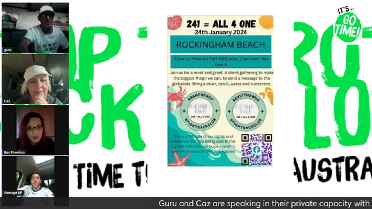 Guru and Can with Jody Lowe, Bec Freedom and Leith Masters. Tuesday 23 ...