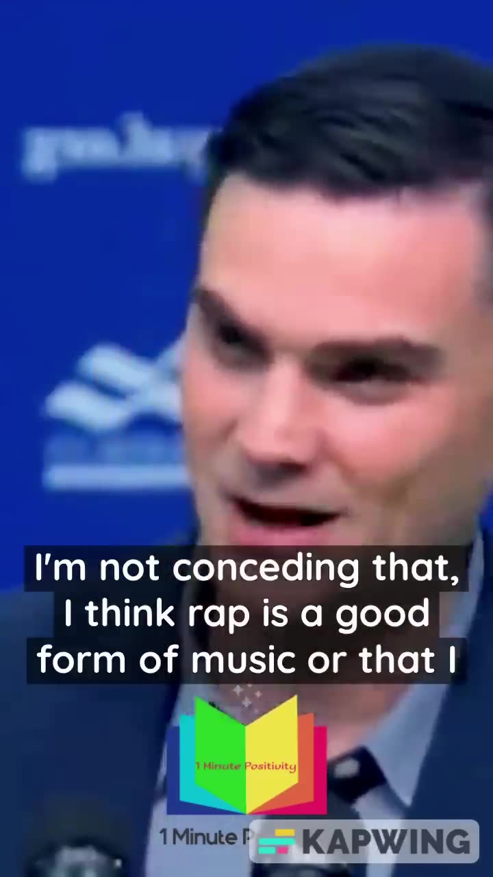 Ben Shapiro on Why he thinks Rap song is not a Music!