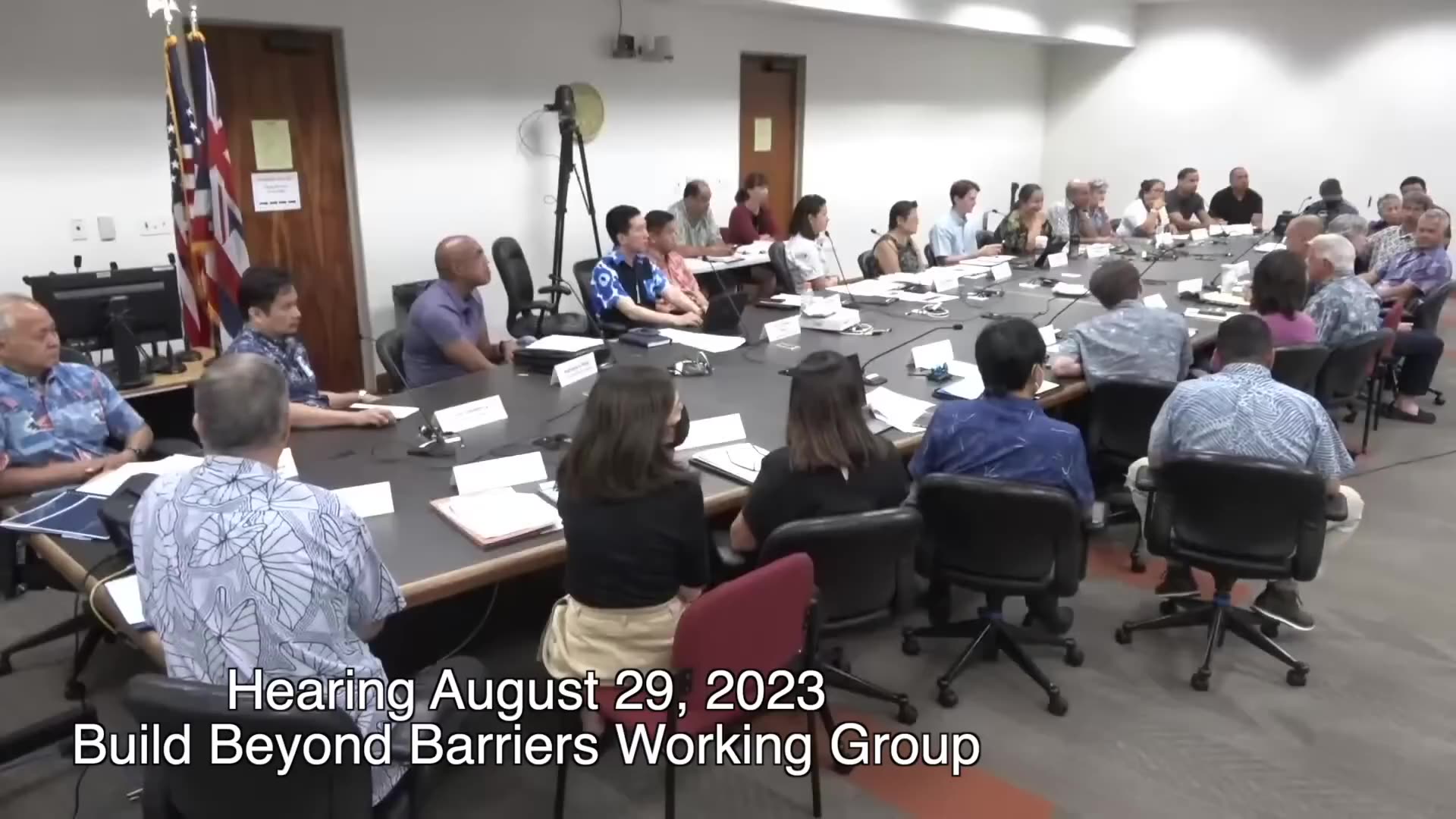 Hawaii Residents voice frustration at the Build Beyond Barriers Working ...