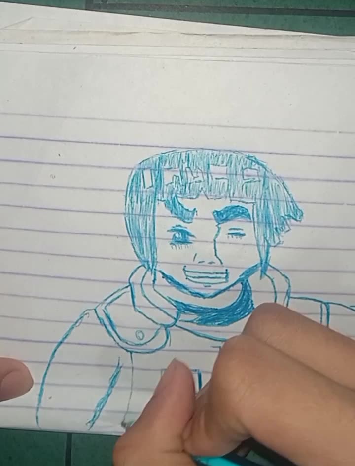Naruto Shippuden - Might Guy Drawing
