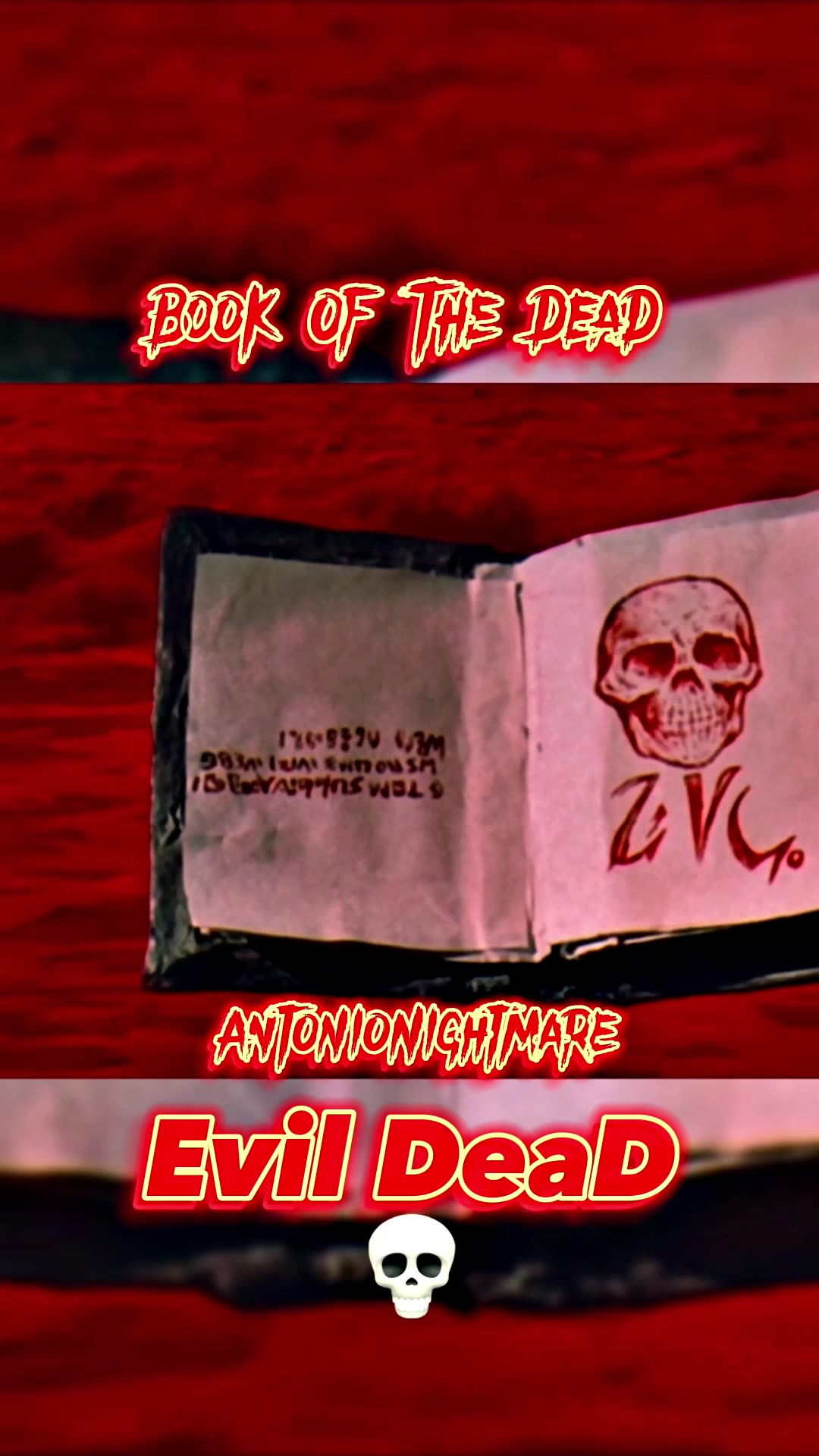 Book Of The Dead 💀 a brief explanation of the backstory from the Evil ...
