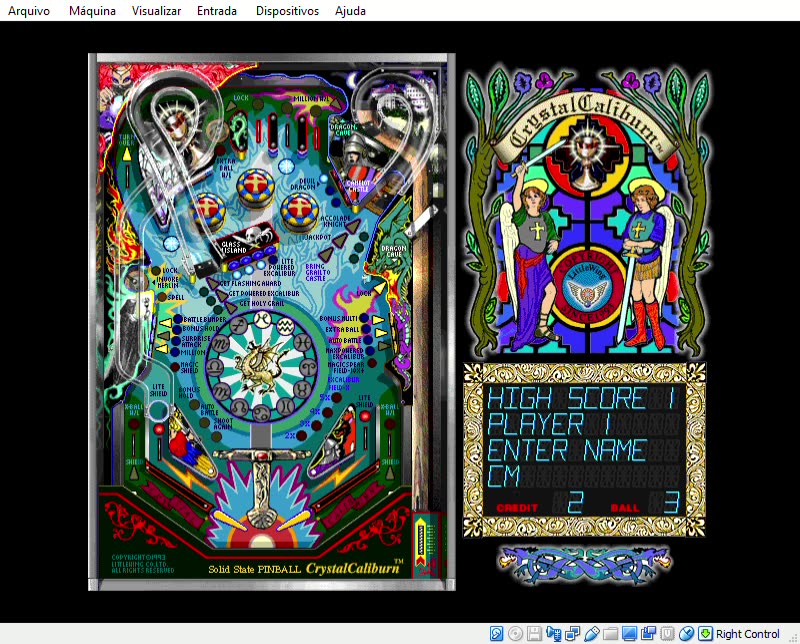 Crystal Caliburn no Windows 95