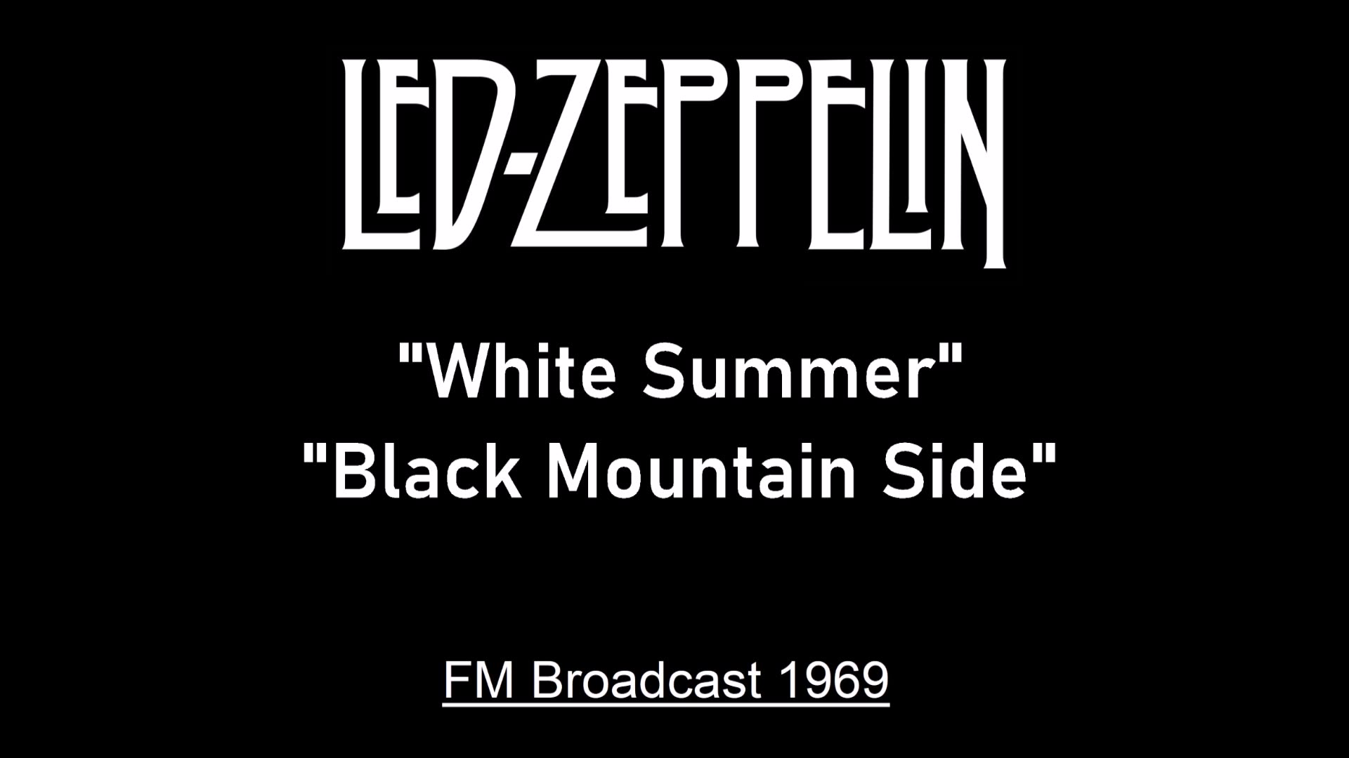 Led Zeppelin - White Summer - Black Mountain Side (Live in Paris ...