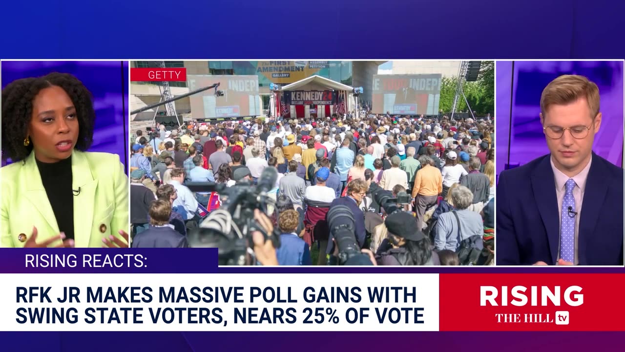 RFK Jr CLIMBS POLLS In COMEBACK; SwingState TAKEOVER With 25% In ...