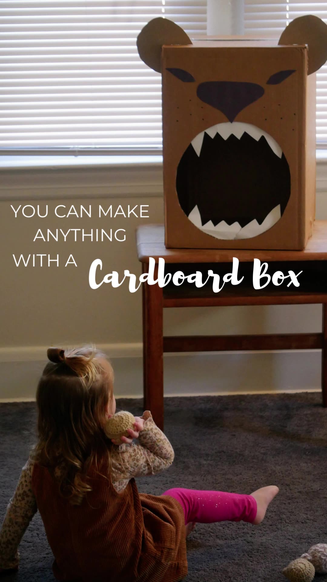 Turning a Cardboard Box Into a Lion