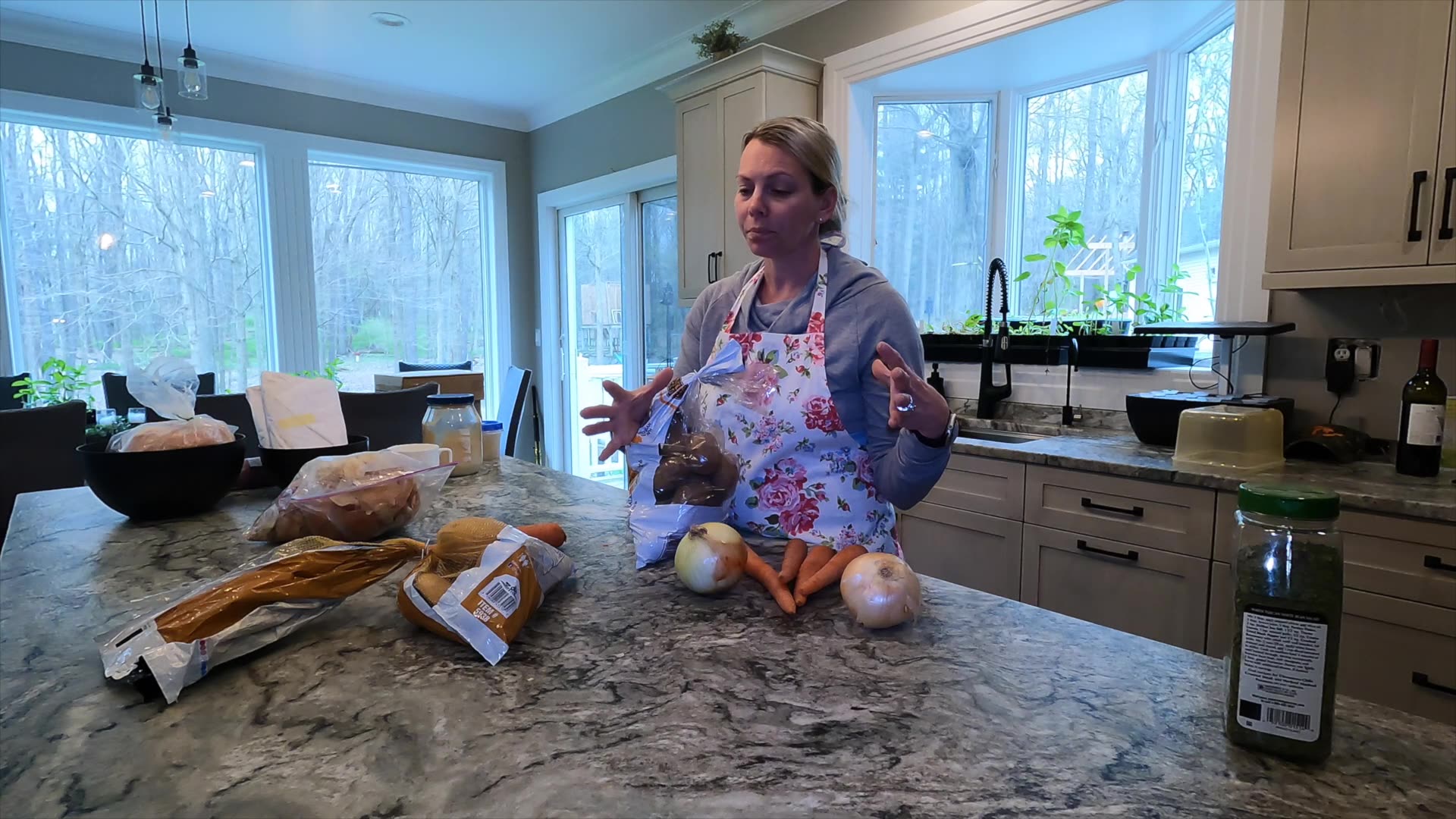 Light Meal Prep this week and Making Freezer Chicken Broth from chicken ...