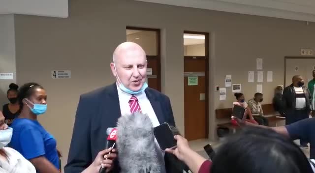 Eric Bryer, the attorney who represents Zane Kilian, speaking to the media