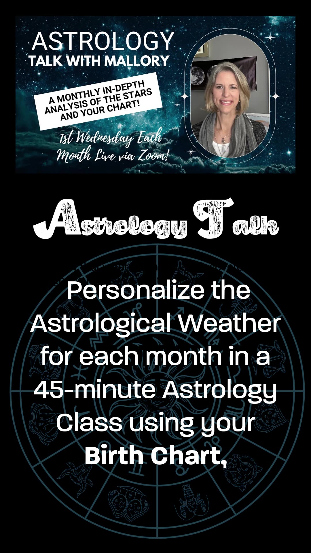 ASTROLOGY TALK CLASS ~ Begins AUG. 7, 2024 w/ Mallory Key, PMAFA ...