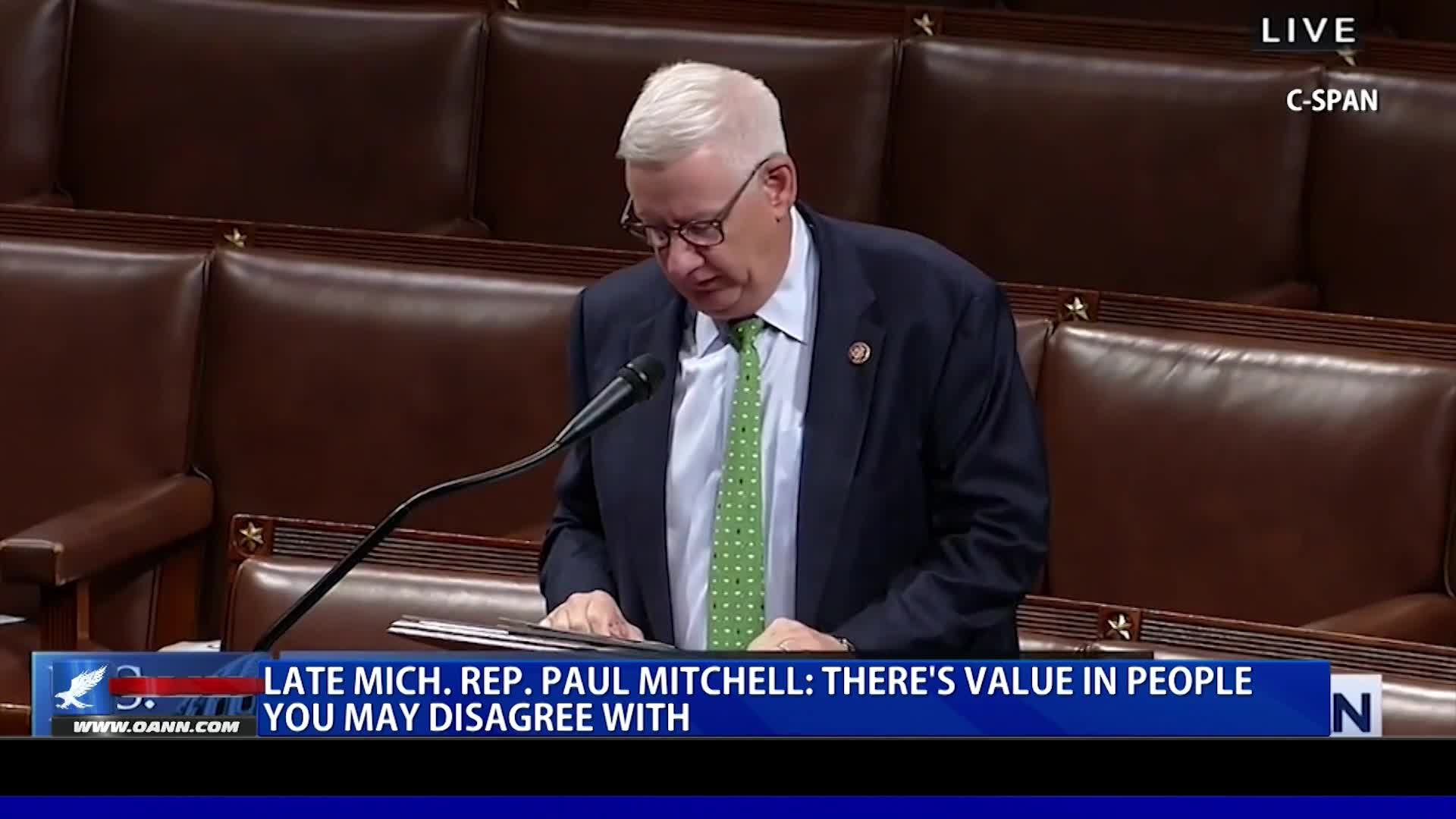 Late Mich. Rep. Paul Mitchell: ‘There’s value in people you may ...