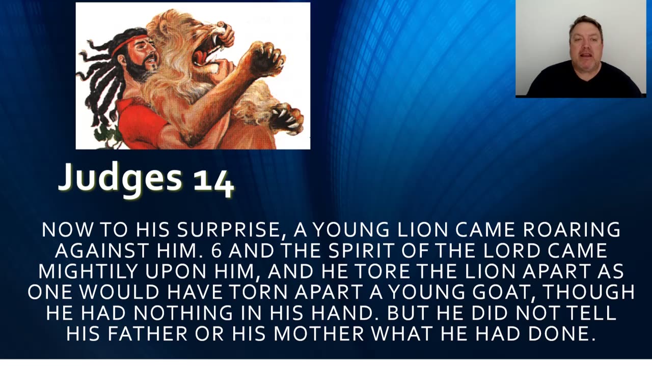 Judges 14 - Samson - The lion, the riddle and the 30 piece wardrobe ...