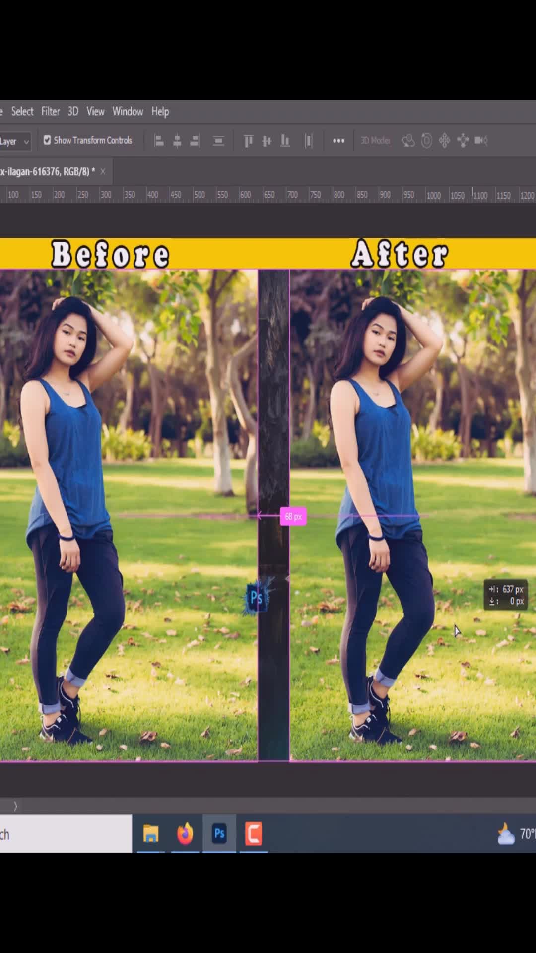 How to Remove Background How to Use Background Eraser Photoshop - EP1