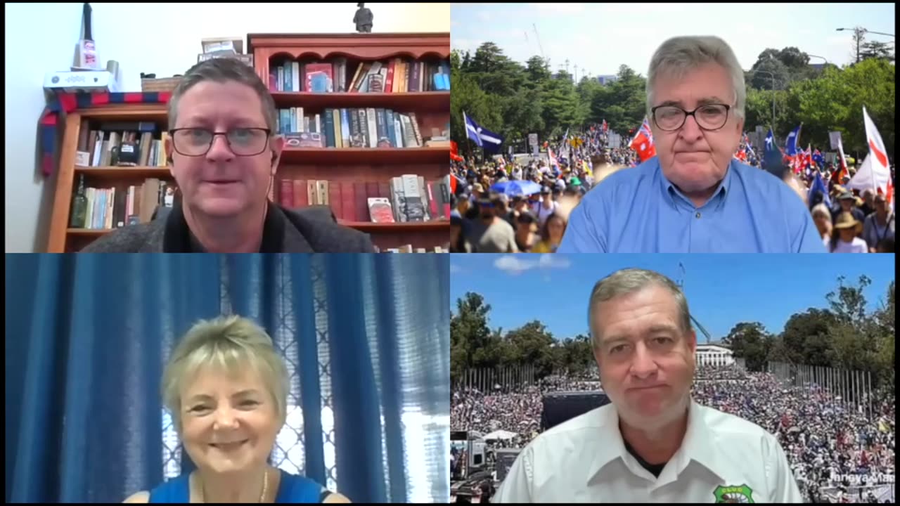 Graham and John speak with Bernard and Christine about the material ...