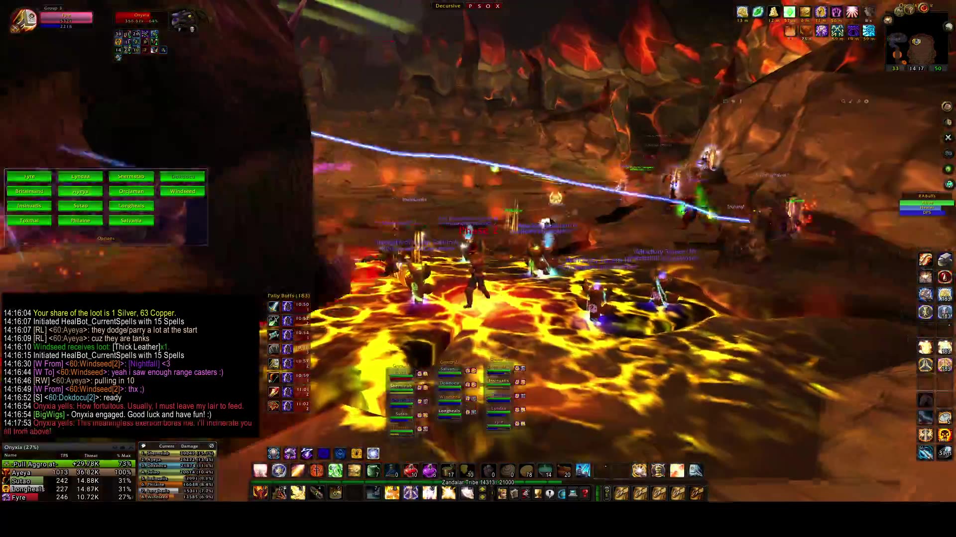 Turtle Wow - Onyxia raid PUG - 18 May - paladin POV