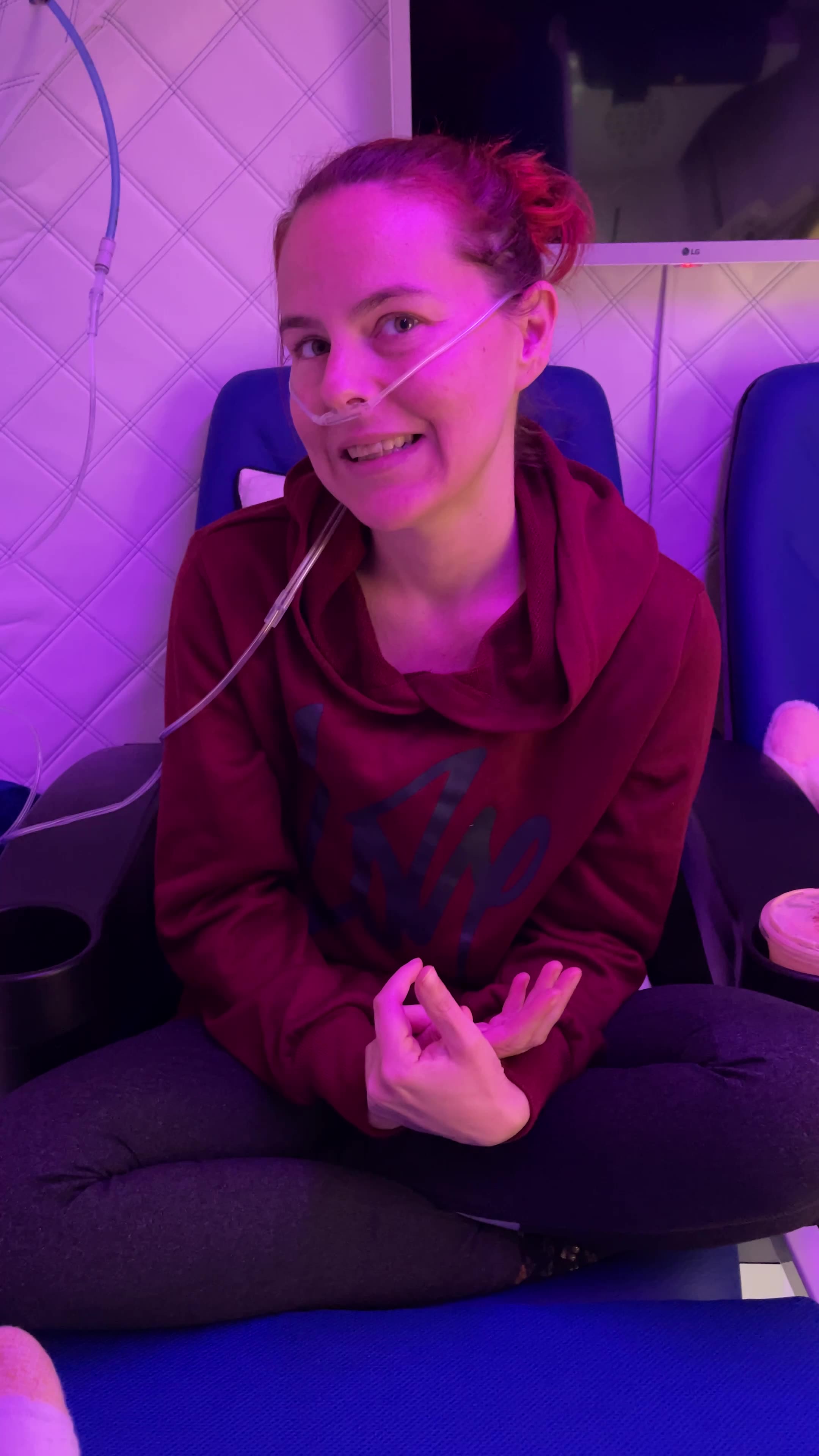 INSIDE A Large 2.0 ATA Hyperbaric Chamber with Autistic Jamy