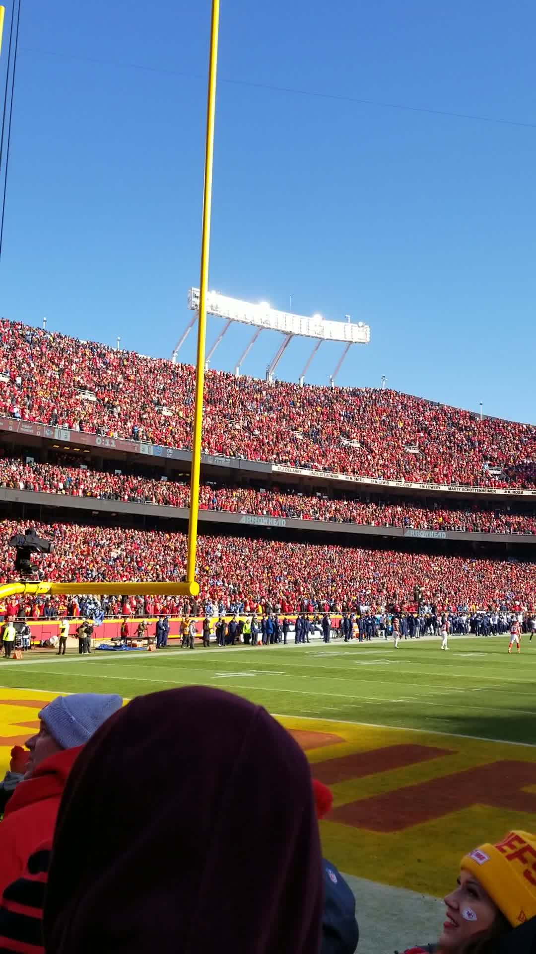 KC Cheifs tomahawk chop