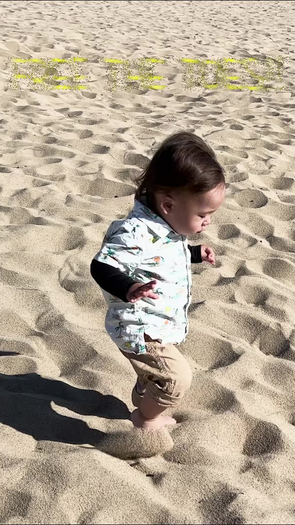 Baby Toes in the West Coast Sand