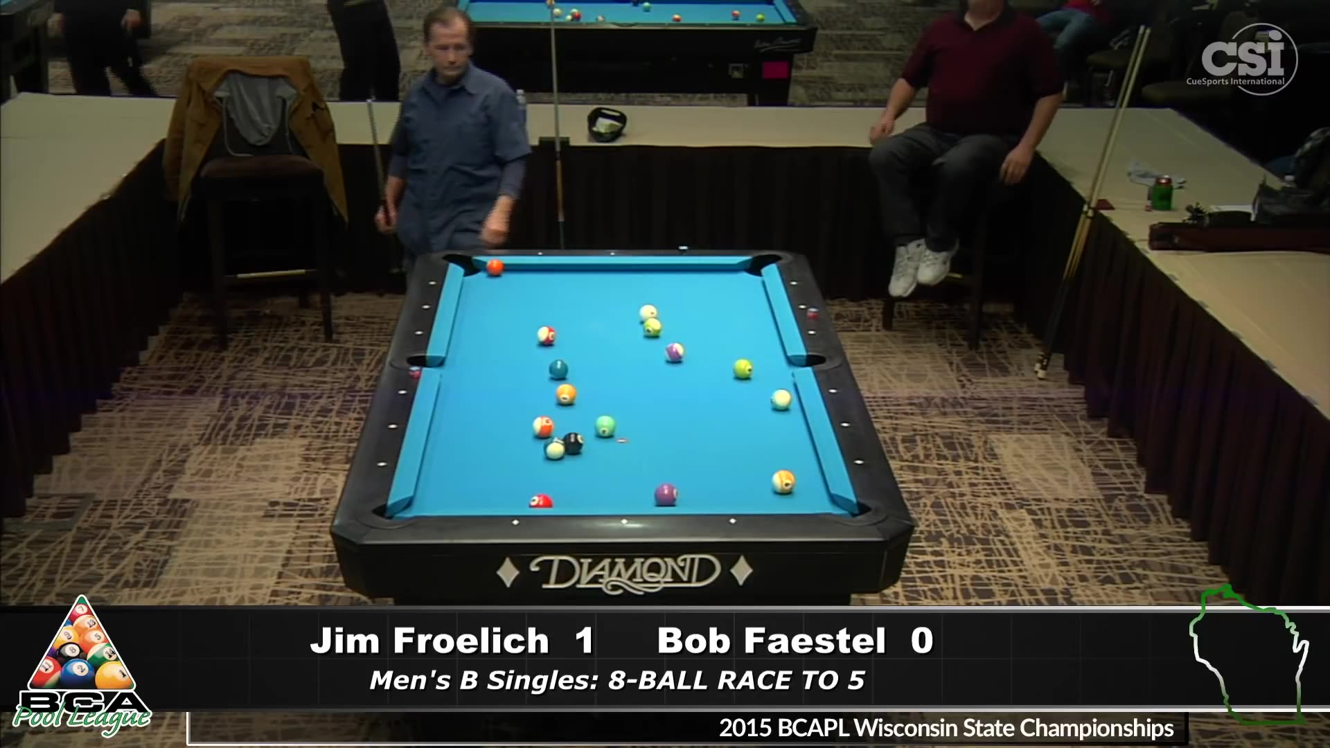 Bob Faestel vs Jim Froelich 2015 BCAPL Wisconsin State Championships