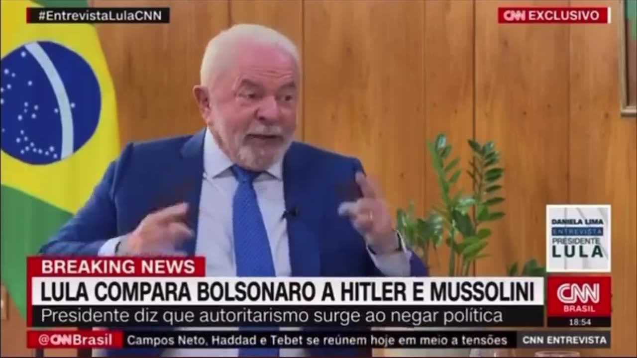 In An Interview With Cnn Lula Compares Bolsonaro To Hitler And Mussolini