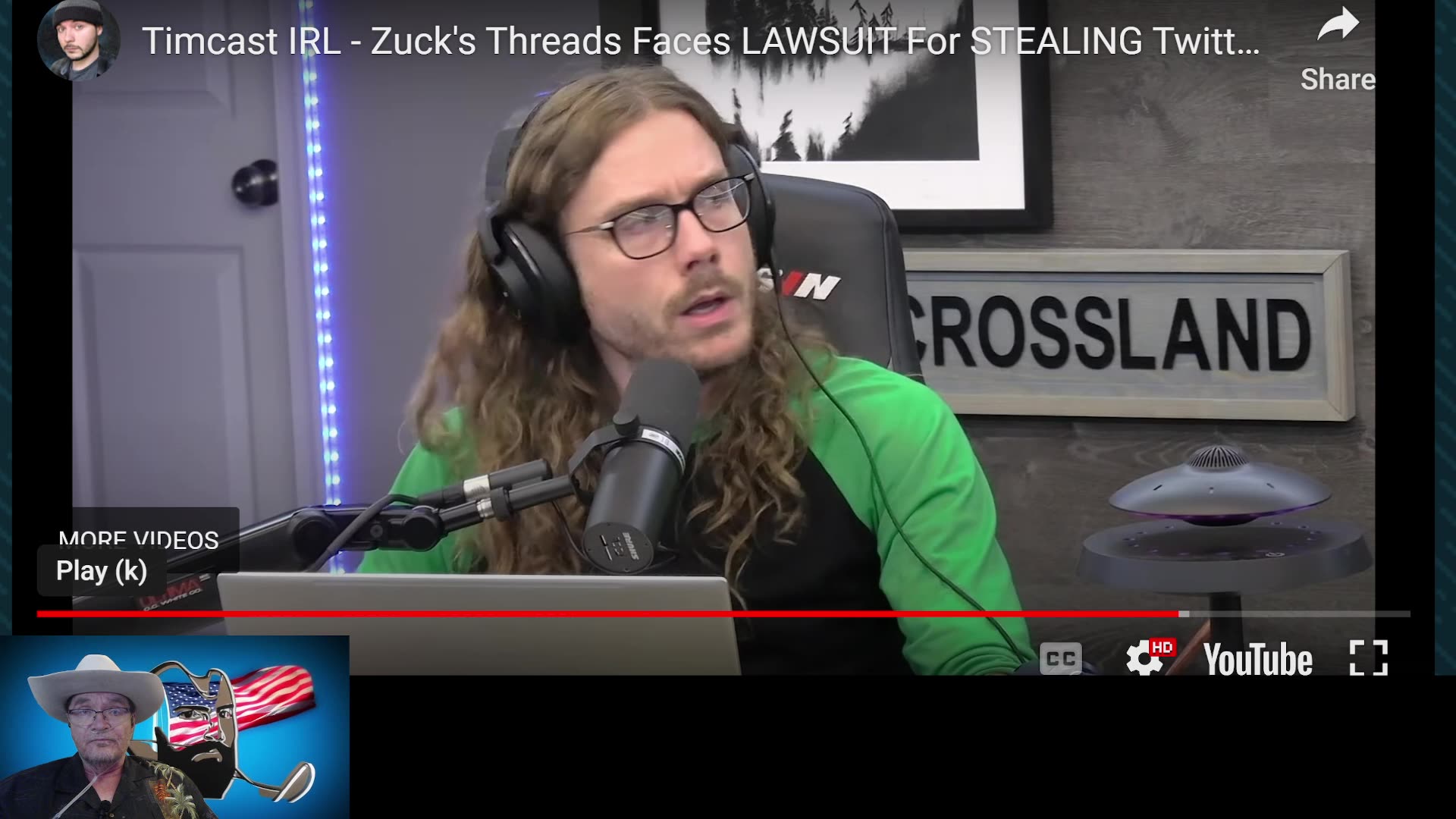 Ep. 619 It's Time For Thursday's "All Hat, No Cattle Timcast IRL Watch ...