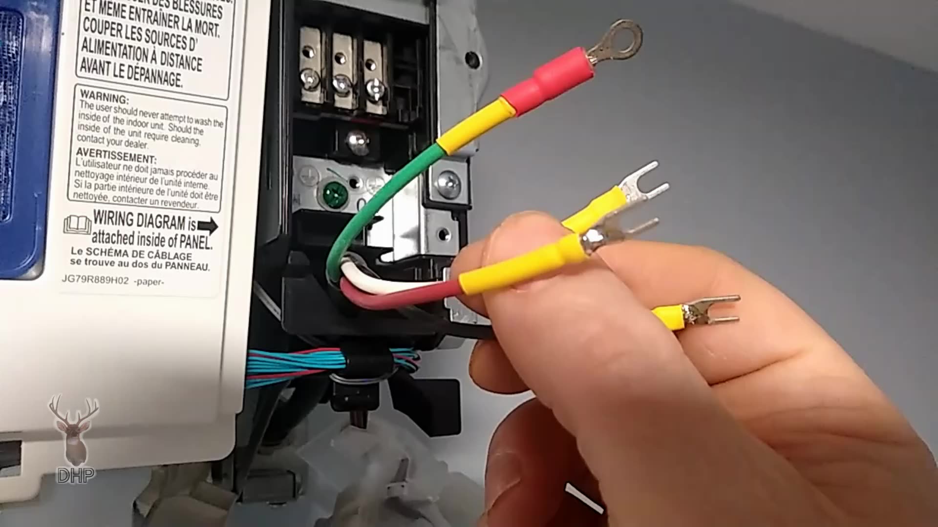 S13E13 - Part 3 – Mini Split System Install – Connection MSZ-FS06NA ...