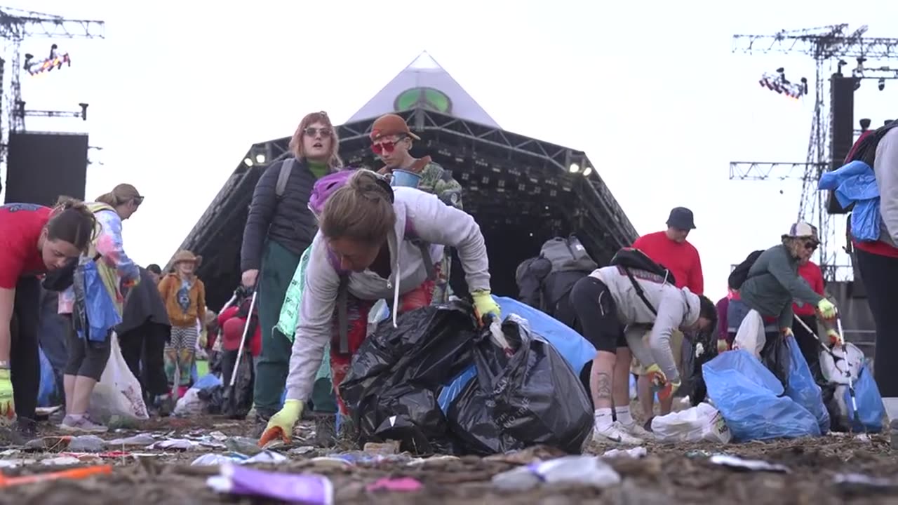 After five days of partying and music, revellers have abandoned camp at ...