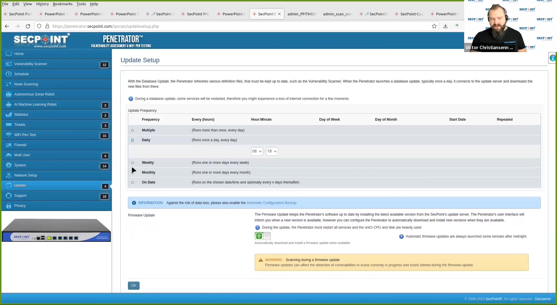 SecPoint Penetrator Update Process