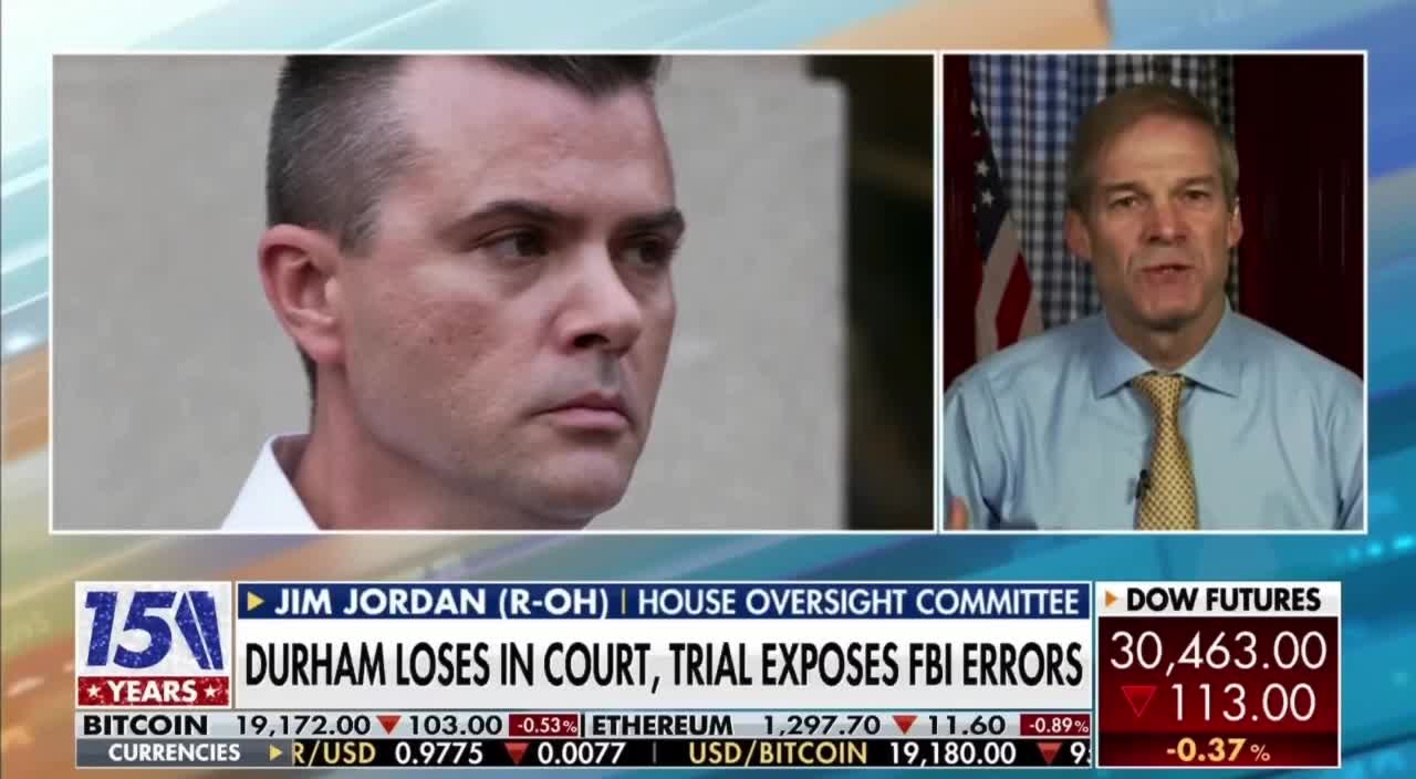 Jordan says he is committed to investigating all the FBI corruption ...