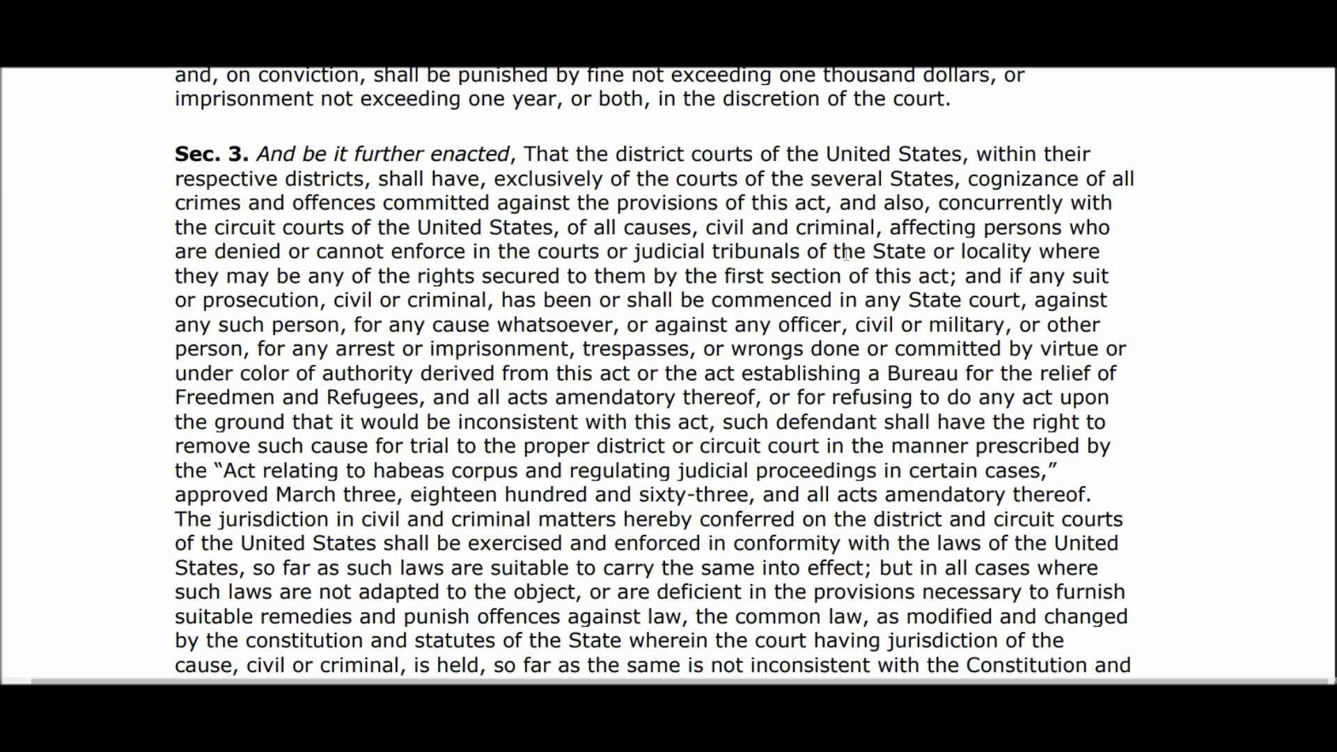 How you enforce State and Federal Constiuttion accodring to Civil ...